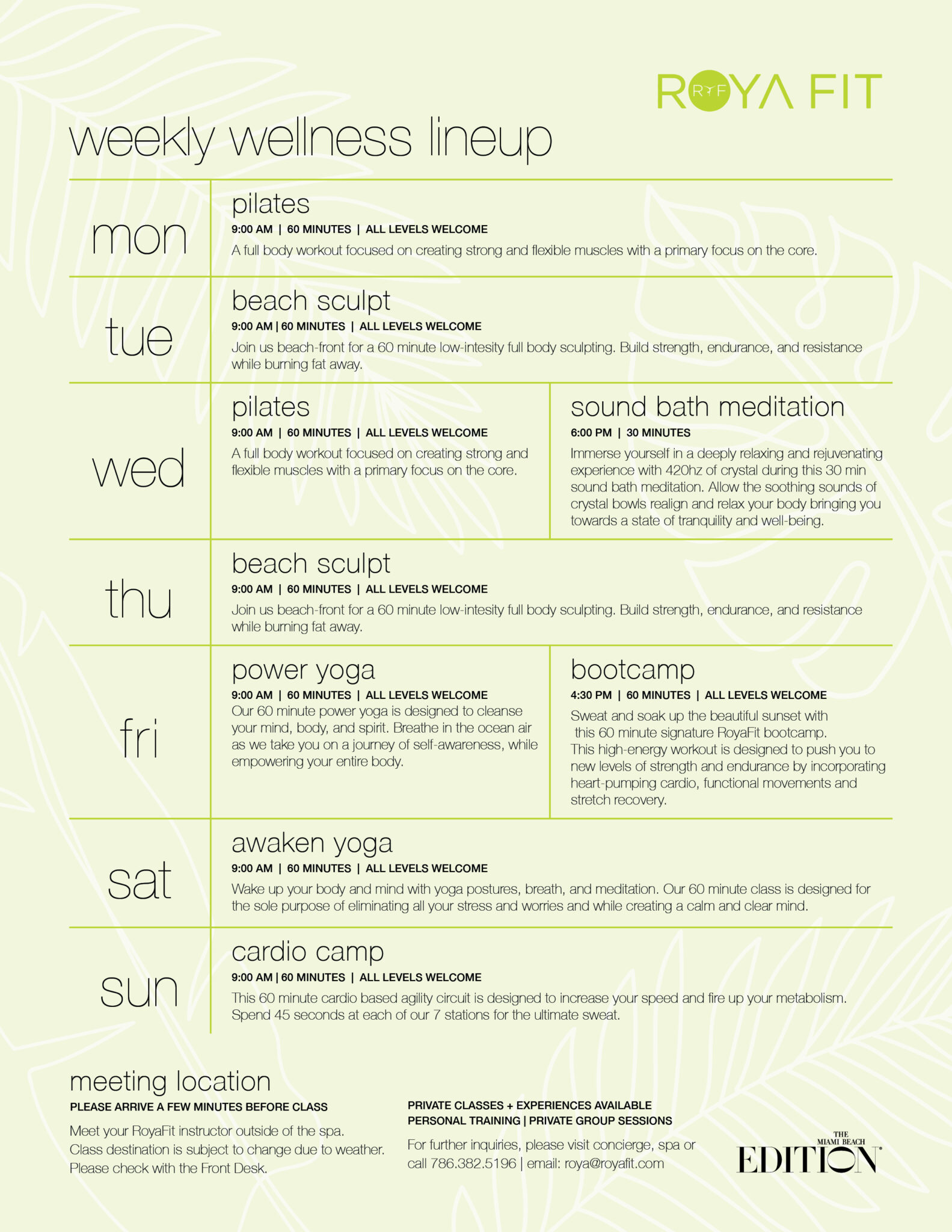 The Spa at The Miami Beach EDITION | Luxury Spa in Miami Beach